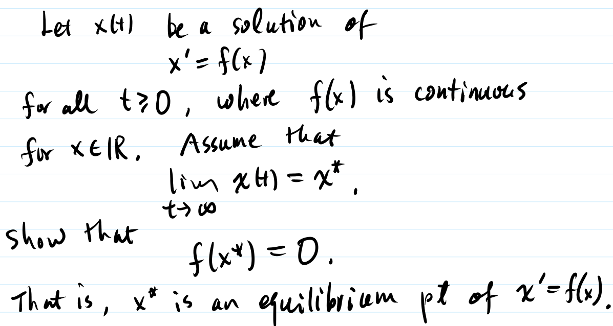 Solved Let xlt) be a solution of x² = f(x) for all +²0, | Chegg.com