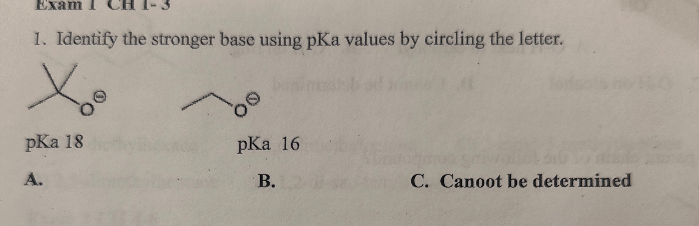 Solved Identify the stronger base using pKa values by | Chegg.com