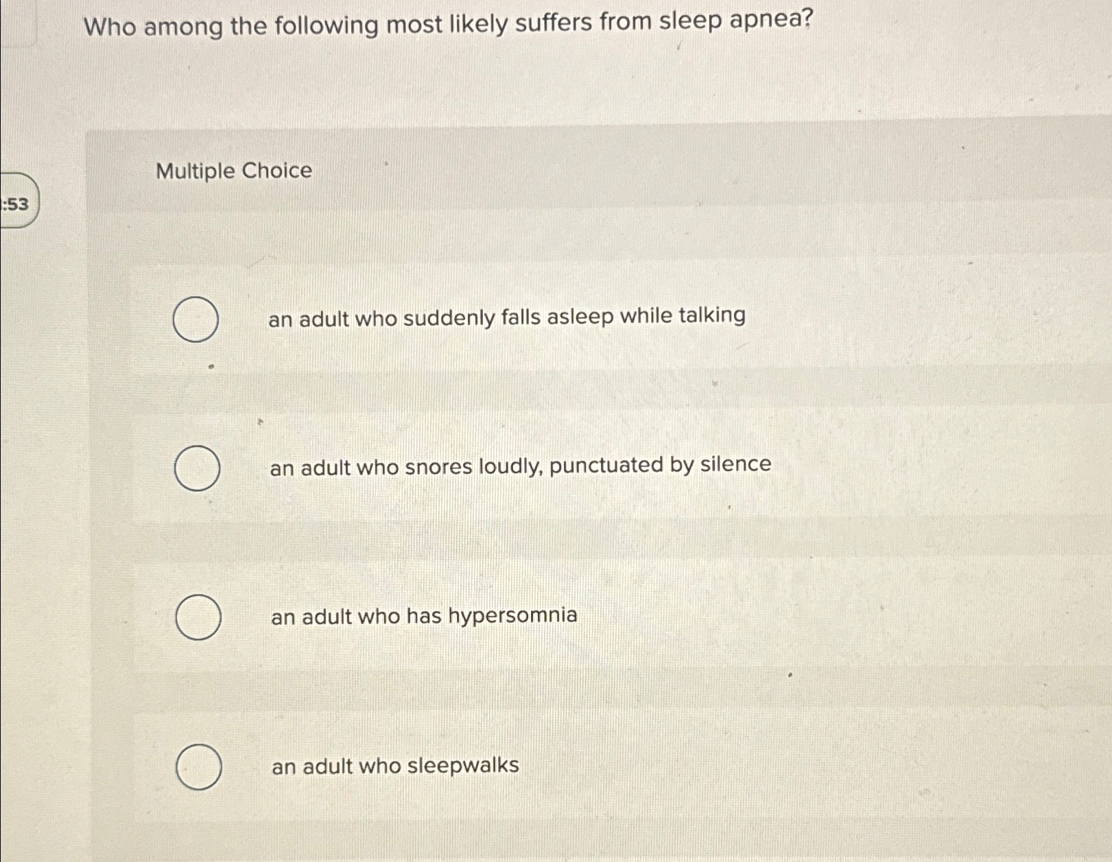 Solved Who among the following most likely suffers from | Chegg.com