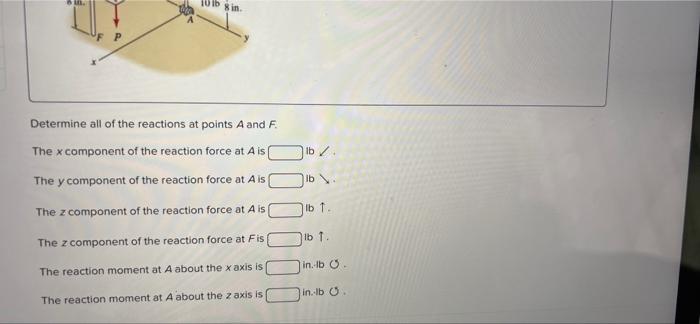 Solved Required information Structure ABCDEF is supported by | Chegg.com