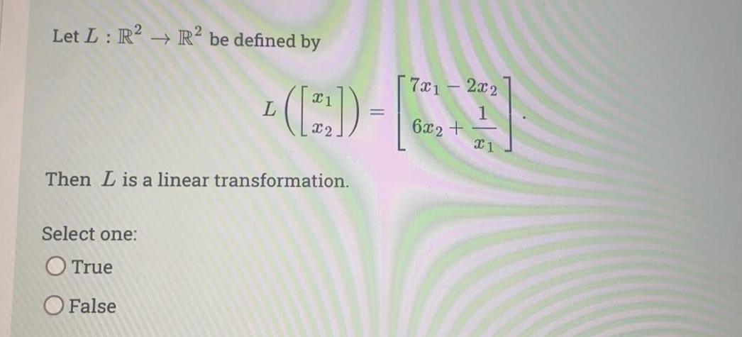 Solved Let L:R2→R2 ﻿be defined | Chegg.com