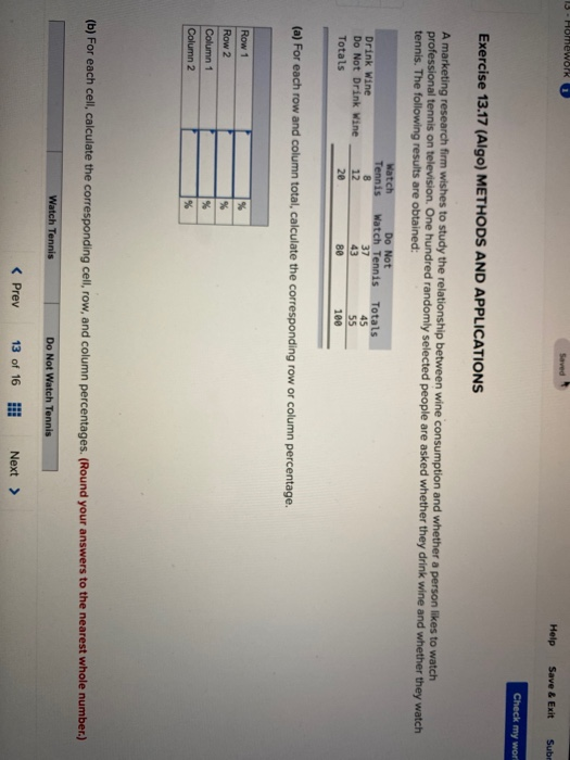 Solved 15 - Homework Saved Help Save & Exit Sub Check my | Chegg.com