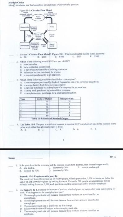 Mabliple Claice D. 5sic0 L. \$190 1. Whish of the | Chegg.com