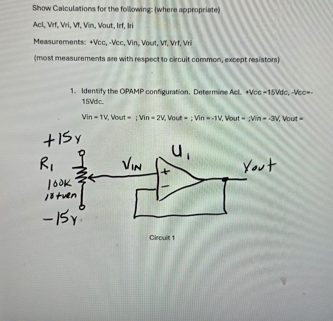 Show Calculations for the following: (where | Chegg.com