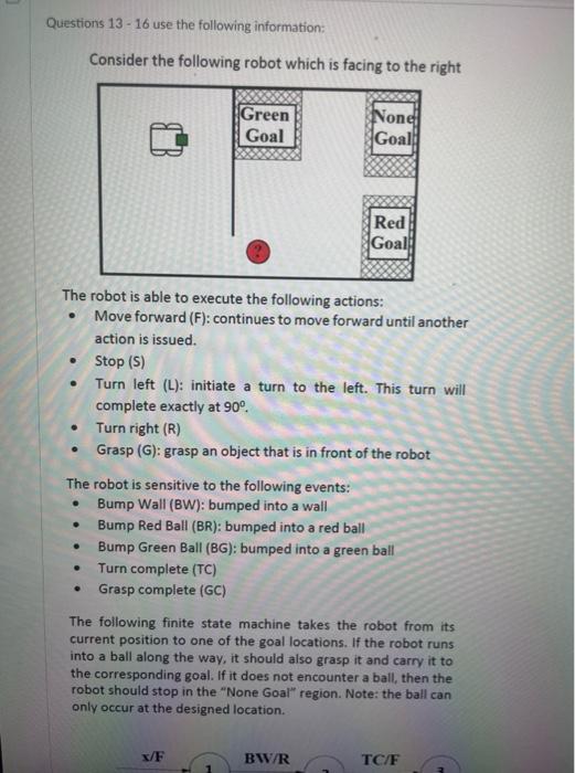 Solved Questions 13−16 use the following information: | Chegg.com