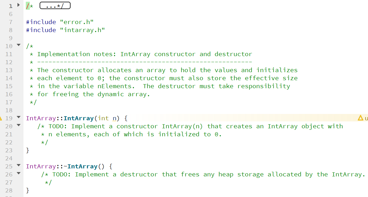 Solved Design and implement a class called IntArray that | Chegg.com
