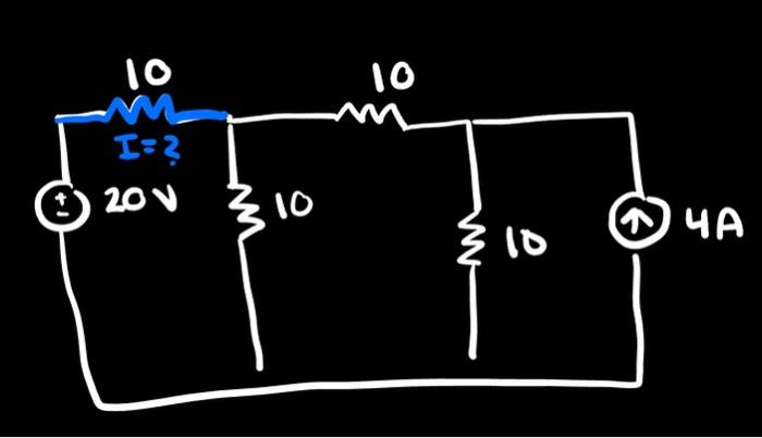 Solved Find current flowing in the 10 ohm resistor by thr | Chegg.com