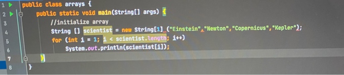 Solved 1. Write a program that declares a String array | Chegg.com