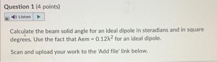 Solved Question 1 (4 points) Listen → Calculate the beam | Chegg.com