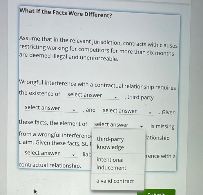 Solved What If the Facts Were Different? Assume that in the | Chegg.com