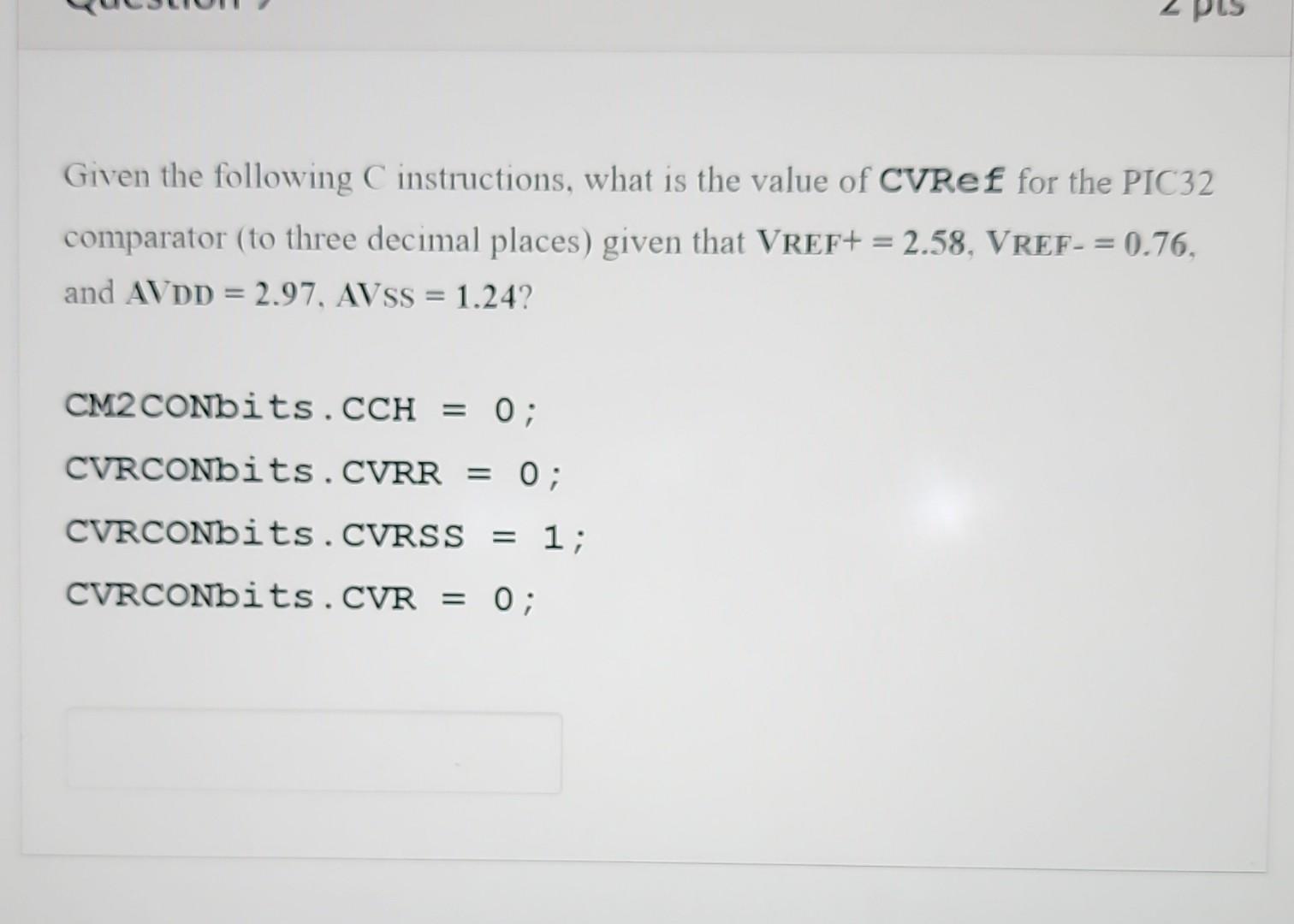 Solved Given the following C instructions, what is the value | Chegg.com