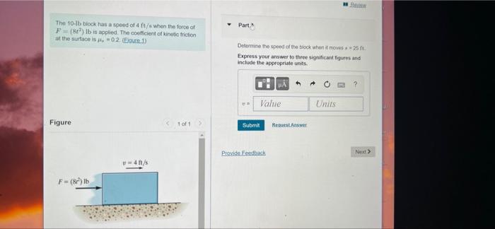 Solved Homework Particle Kinetics tving Rectangular | Chegg.com