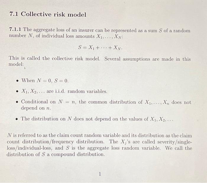 Problem 3 An insurer pays 80% of the aggregate loss | Chegg.com