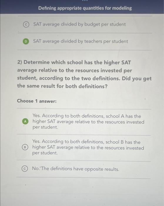 Solved Analia is a school district manager. Here are some | Chegg.com