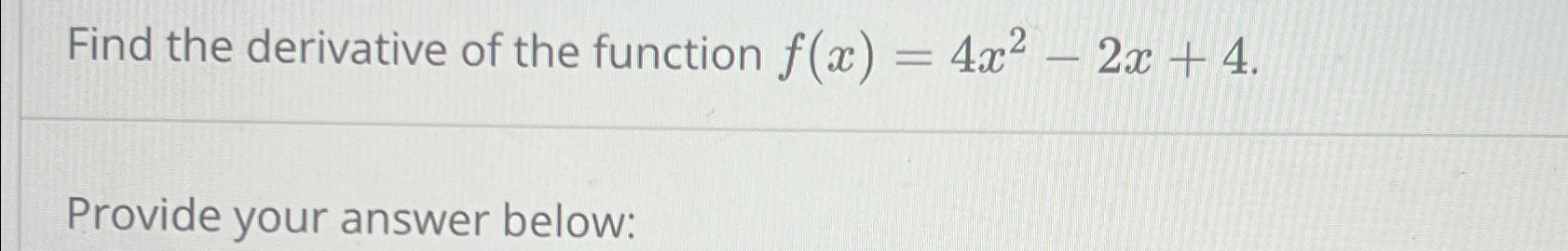Solved Find the derivative of the function | Chegg.com
