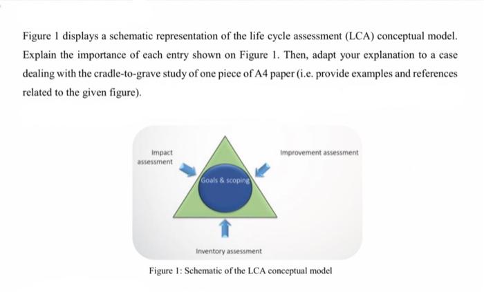 Solved Figure 1 displays a schematic representation of the | Chegg.com