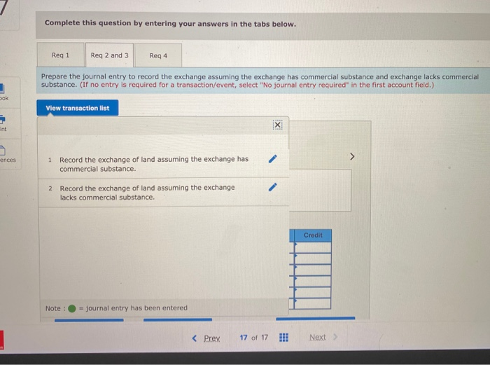 Solved Exercise 10-18 (Algo) Nonmonetary exchange (LO10-6] | Chegg.com