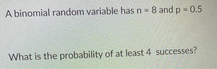 Solved A binomial random variable has n=17 and p=0.4 What is | Chegg.com
