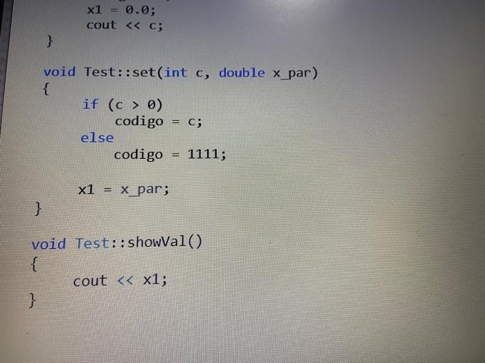 class Test { public: Test(int); void set(int, | Chegg.com