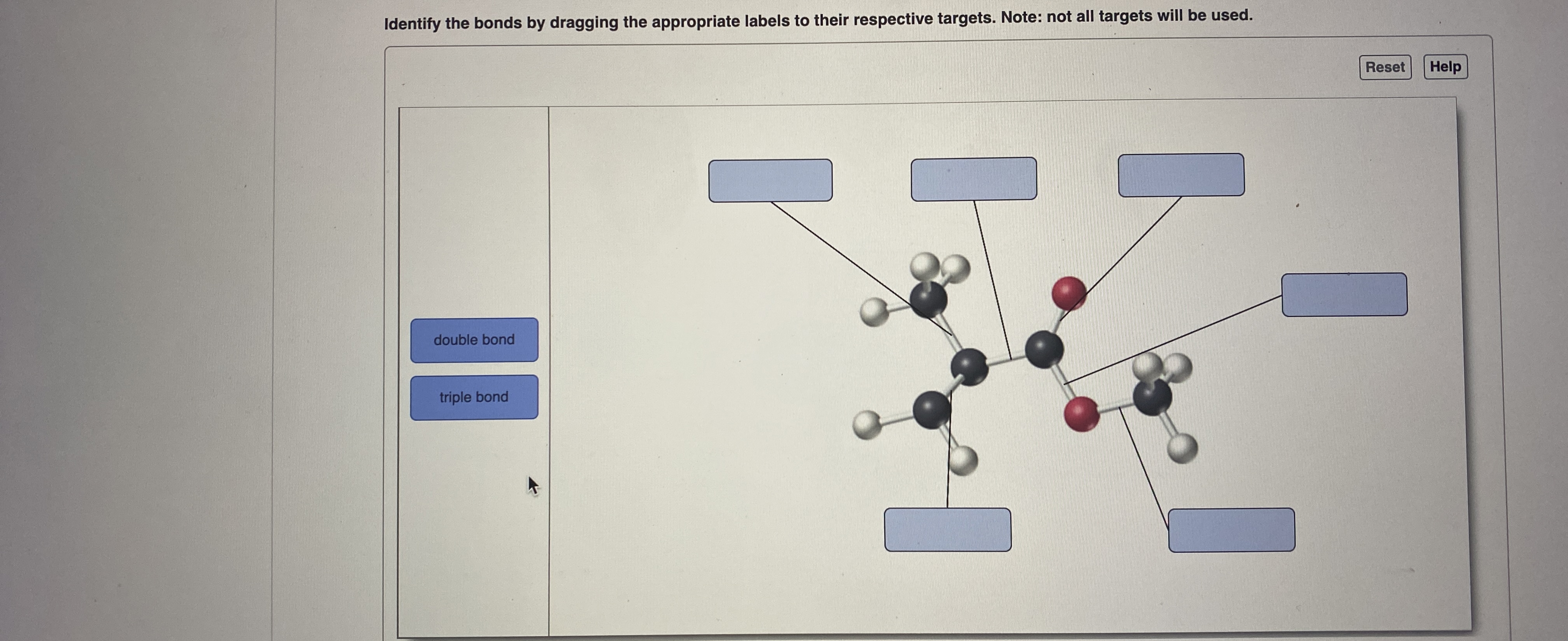 Solved Identify the bonds by dragging the appropriate labels | Chegg.com