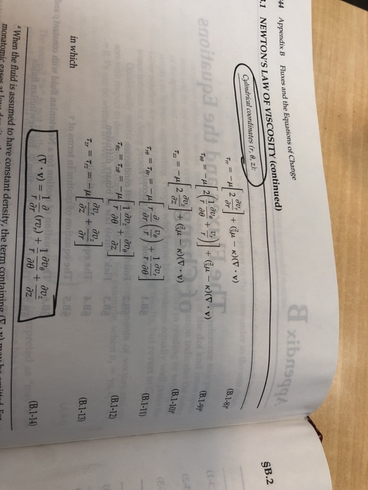 Solved Show that the equations in Appendix B.1-8-13) (p.844) | Chegg.com