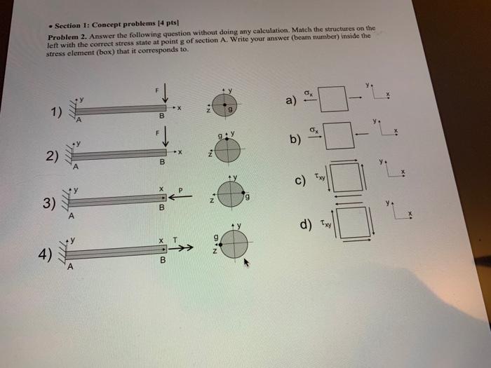 Solved • Section 1 Concept Problems 14 Pts Problem 2