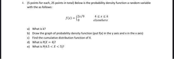 Solved 4. (5 points for each, 25 points in total) Below is | Chegg.com