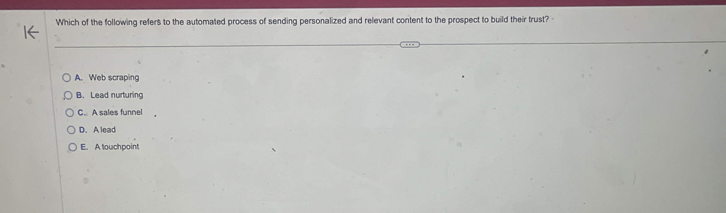 Solved Which of the following refers to the automated | Chegg.com