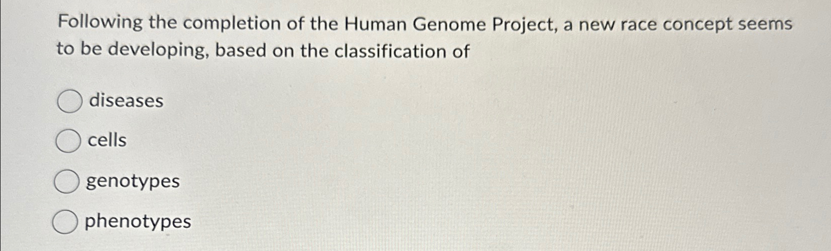 Solved Following the completion of the Human Genome Project, | Chegg.com