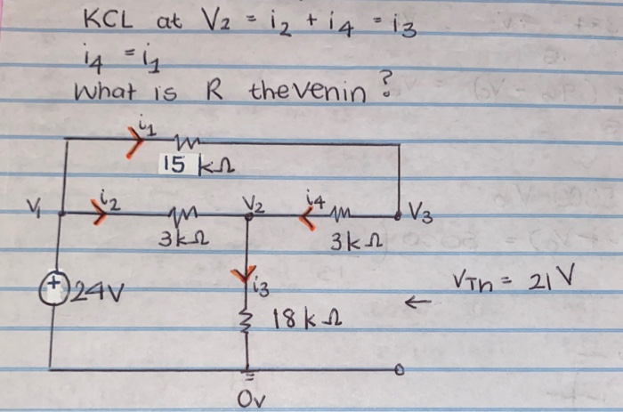 Solved please help find R thevenin, with all steps and | Chegg.com
