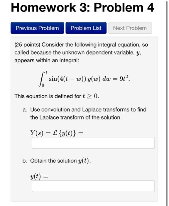 Solved Homework 3: Problem 4 (25 points) Consider the | Chegg.com