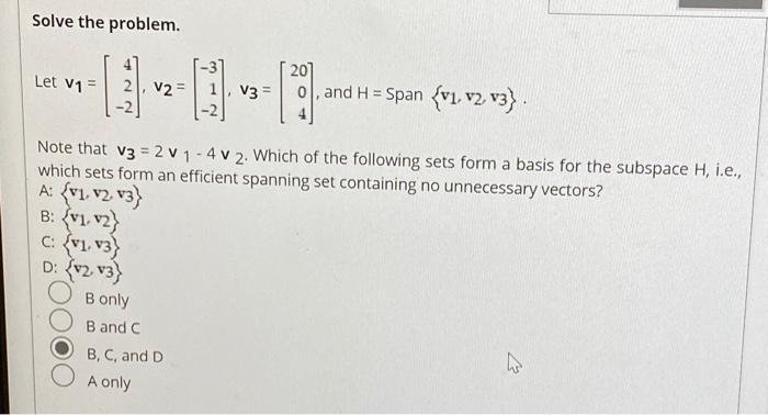Solved Determine whether {V1, V2, V3} is a basis for R3. V | Chegg.com