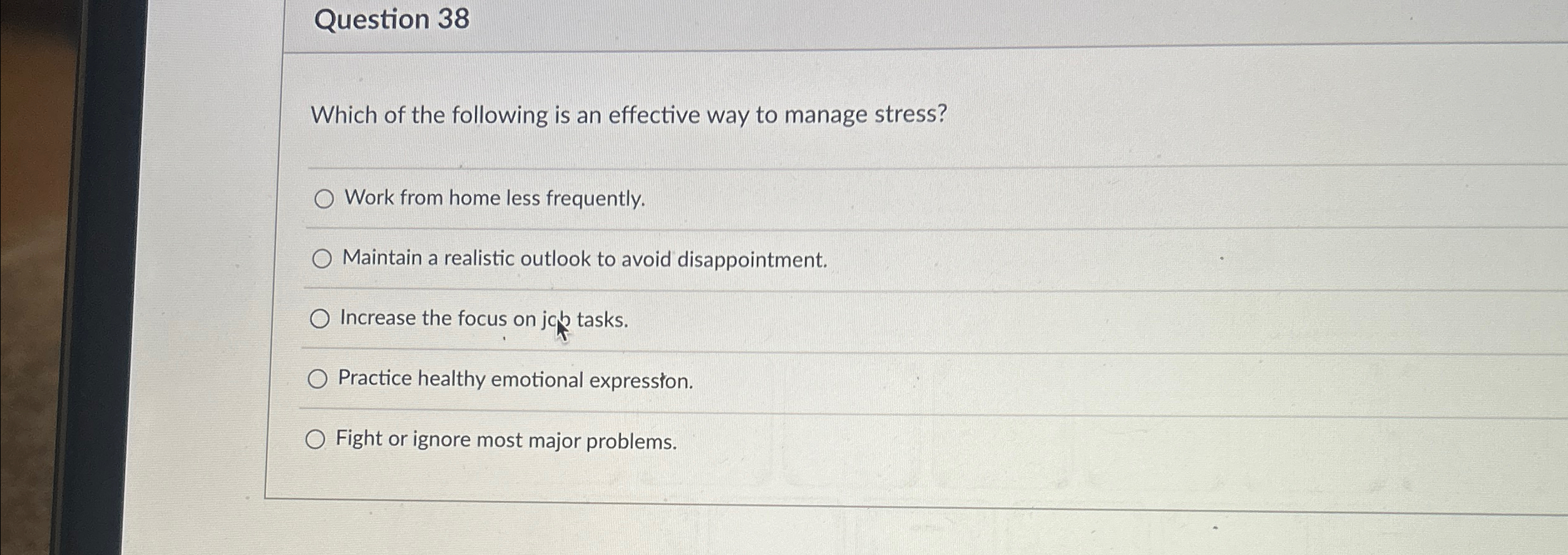Solved Question 38Which of the following is an effective way | Chegg.com