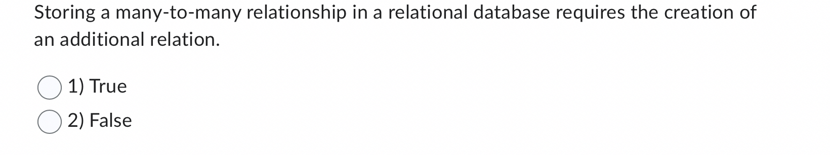 Solved Storing A Many To Many Relationship In A Relational