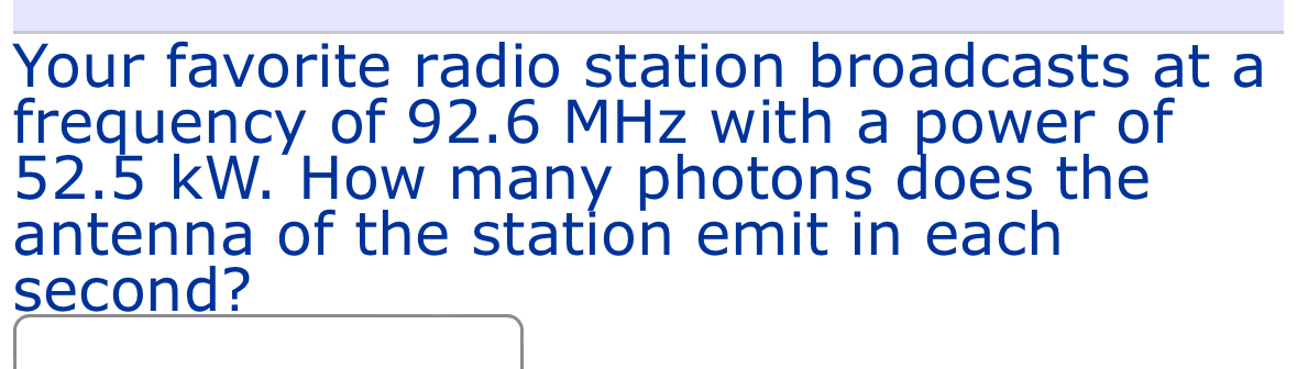 Solved Your favorite radio station broadcasts at a frequency | Chegg.com