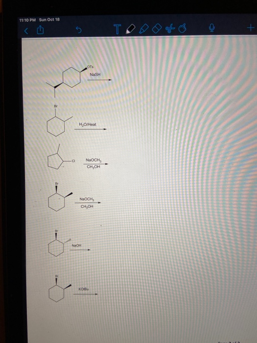 Solved 1. Predict All possible products, then indicate the | Chegg.com