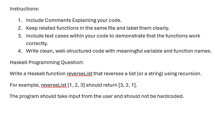 Solved Please answer the question in the image following the | Chegg.com