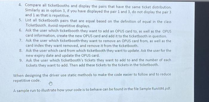 Solved Ticketbooth Simulator TICKET A ticketbooth handles | Chegg.com