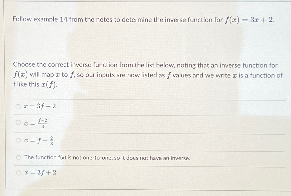 Solved Follow example 14 ﻿from the notes to determine the | Chegg.com