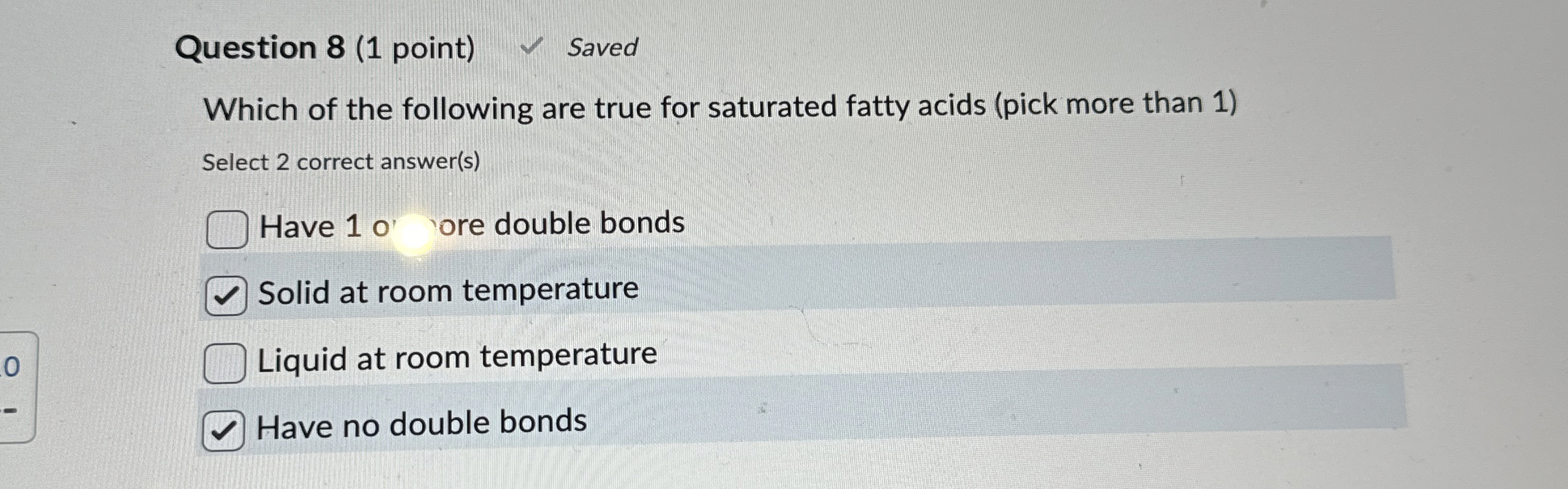 Solved Question 8 (1 point) SavedWhich of the following | Chegg.com Solved Question 8 (1 point) SavedWhich of the following | Chegg.com