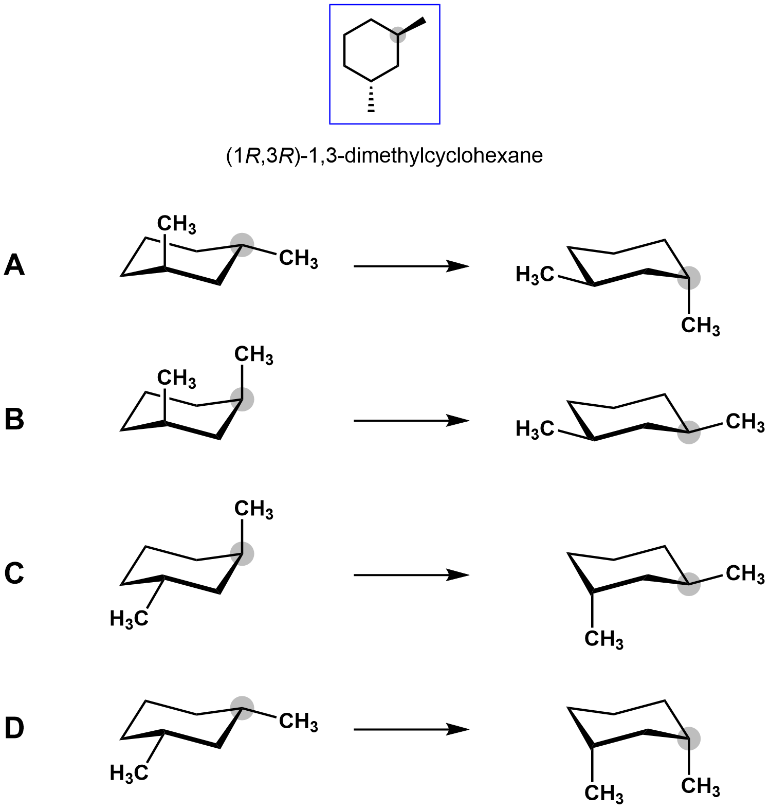 Solved For the compound below please choose the correct set | Chegg.com