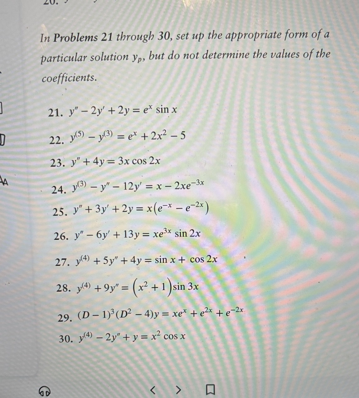 Solved Please do question 29 ﻿Only In Problems 21 ﻿through | Chegg.com