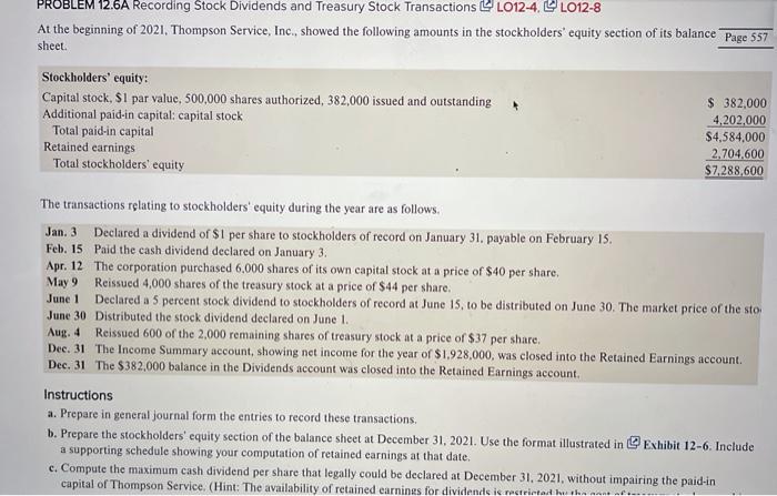 Solved PROBLEM 12.1A Reporting Unusual Events; Using | Chegg.com