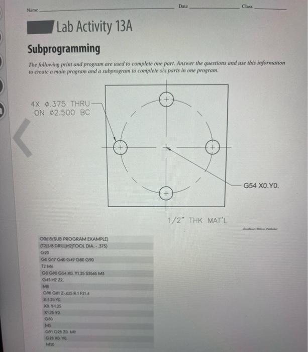 Solved Date Class Name Lab Activity 13A Subprogramming The | Chegg.com Solved Date Class Name Lab Activity 13A Subprogramming The | Chegg.com