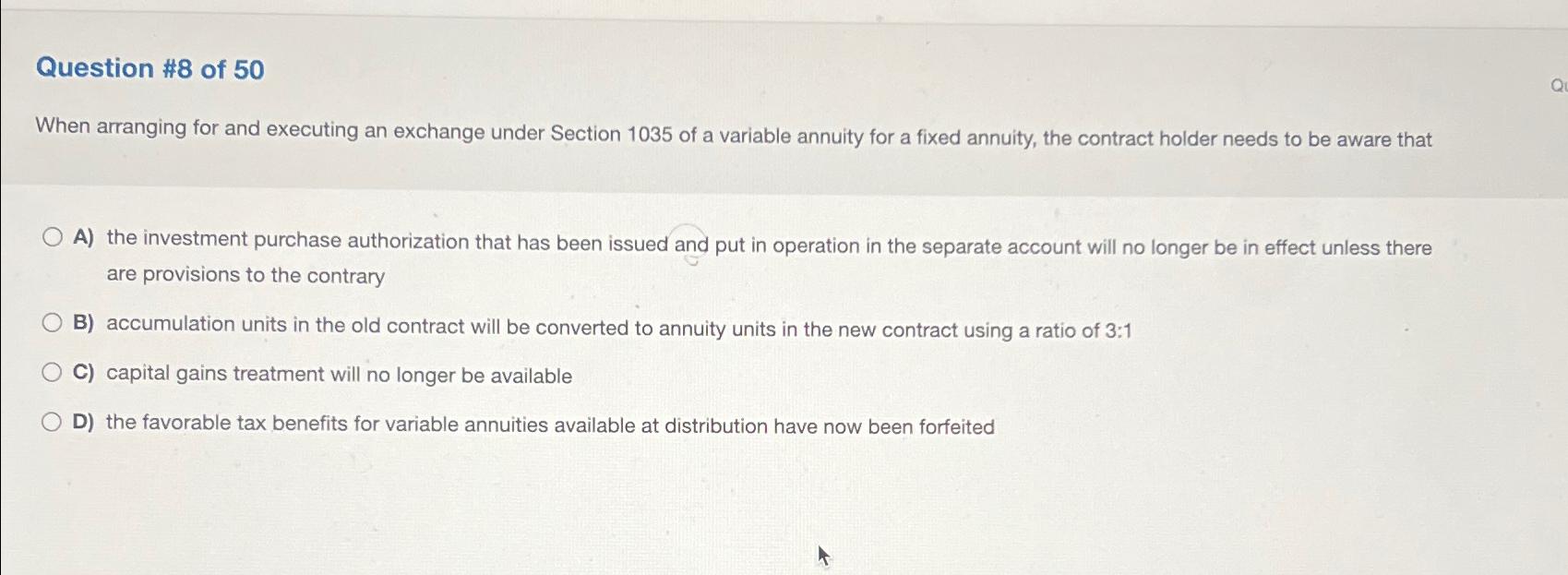 Solved Question #8 ﻿of 50When arranging for and executing an | Chegg.com