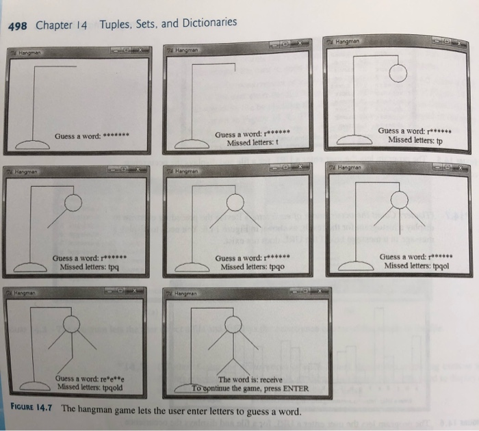 ***14.9 (Game: hangman) Write the hangman game with a | Chegg.com