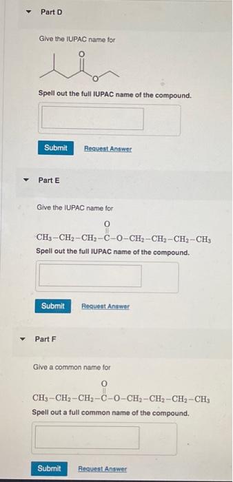 Solved Give the IUPAC name for Spell out the full IUPAC name | Chegg.com