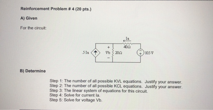 Solved Reinforcement Problem # 4 (20 pts.) A) Given For the | Chegg.com