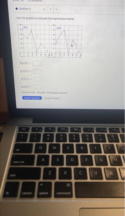 Solved Use the graphs to evaluate the expressions below. | Chegg.com