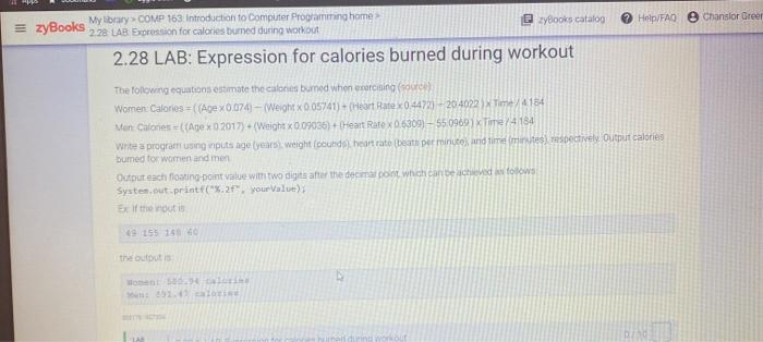 Solved Help/FAQ Chanslor Greer My library» COMP 163. | Chegg.com